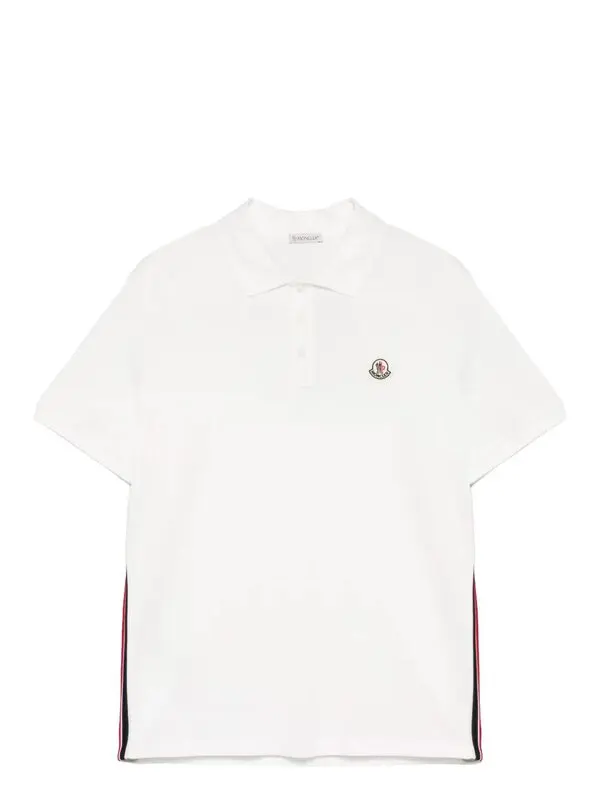 Moncler Logo-patch Polo Shirt - White