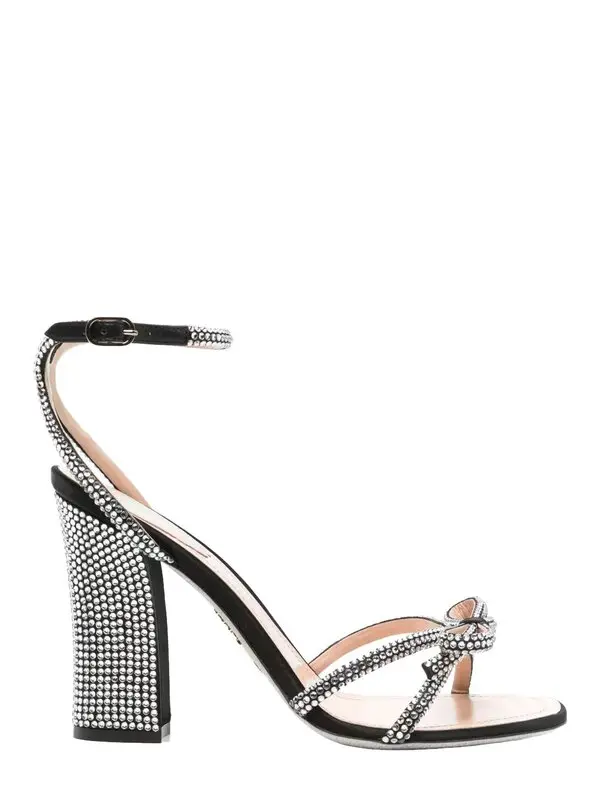 Rene Caovilla 105mm Nicole Sandals - Black