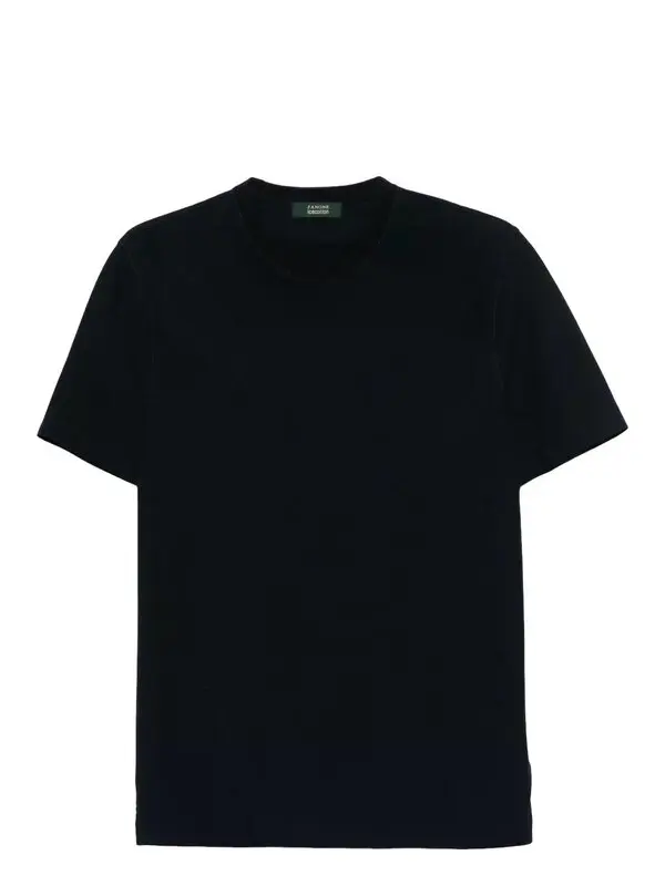 ZANONE Cotton T-shirt - Blue