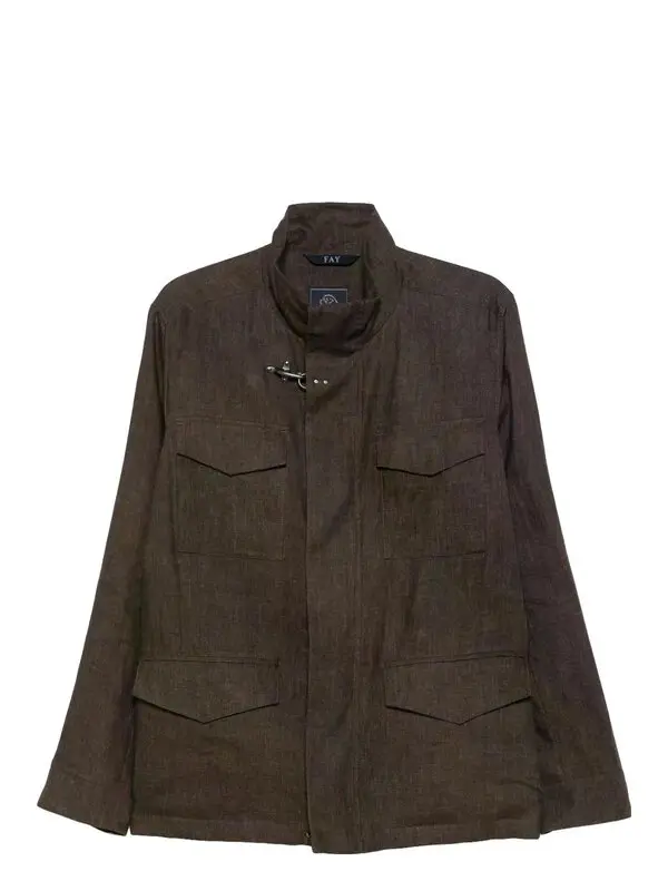 FAY Field Jacket - Brown