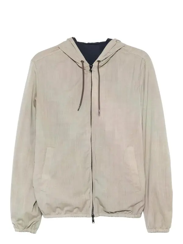 Herno Reversible Hooded Jacket - Neutrals