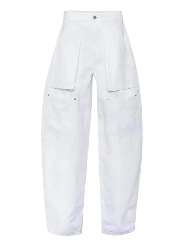 Dsquared2 Cotton Trousers - White