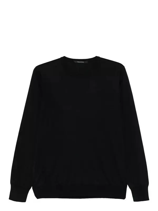 Tagliatore Crew Neck Sweater - Black
