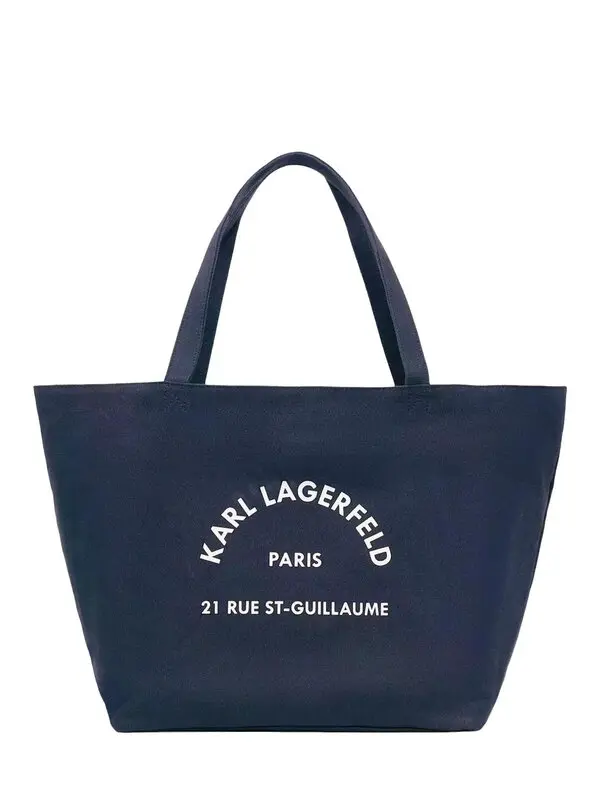 Karl Lagerfeld Rue St-guillaume Tote - Blue