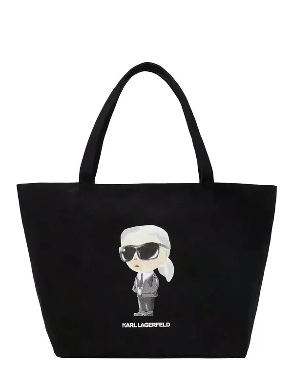 Karl Lagerfeld Ikon Tote Bag - Black
