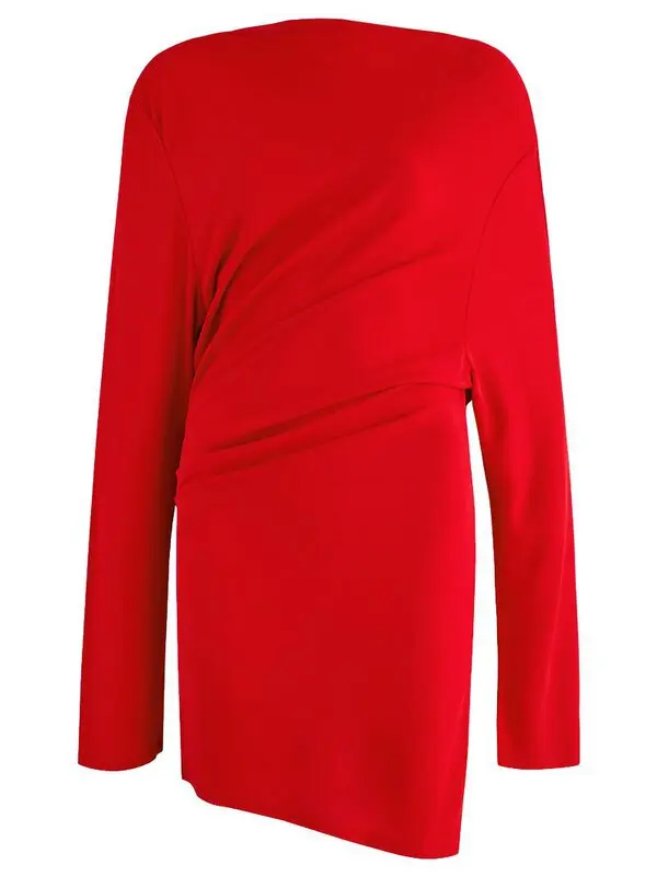 Jacquemus La Robe Croisière Draped Mini Dress - Red
