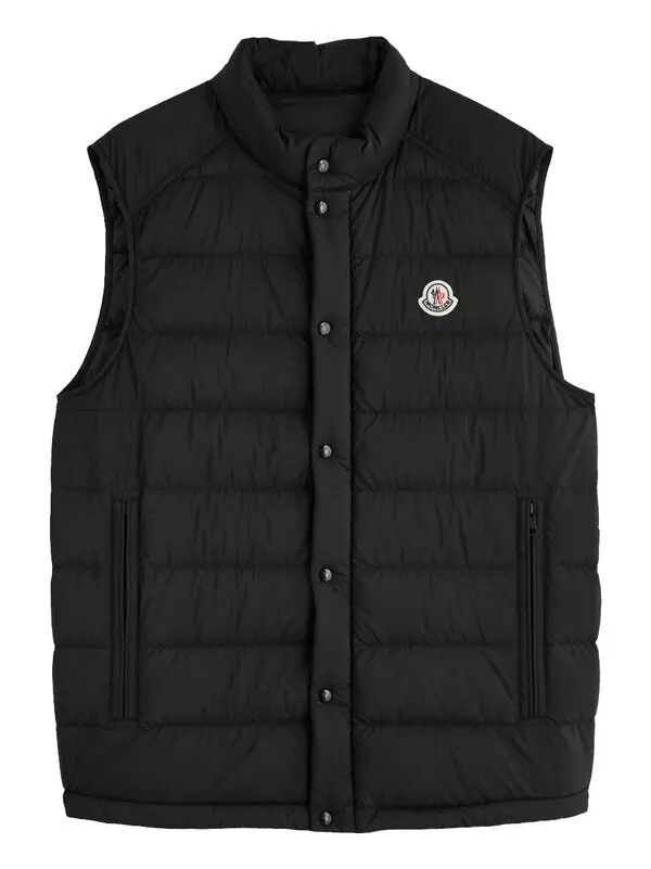Moncler Barthe Quilted Shell Gilet - Black