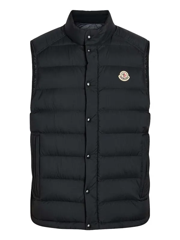 Moncler Barthe Quilted Shell Gilet - Navy