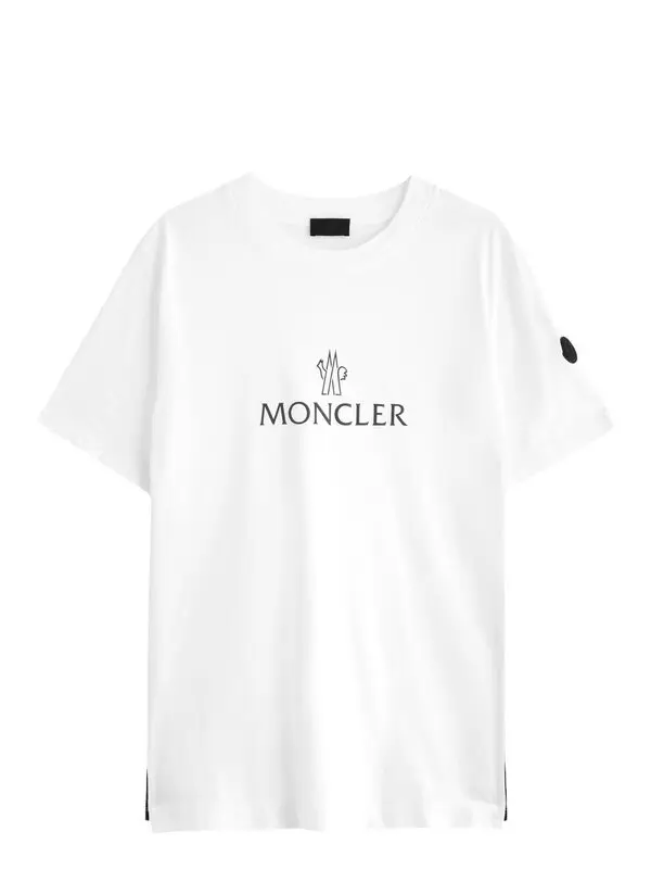 Moncler Logo-print Cotton T-shirt - White