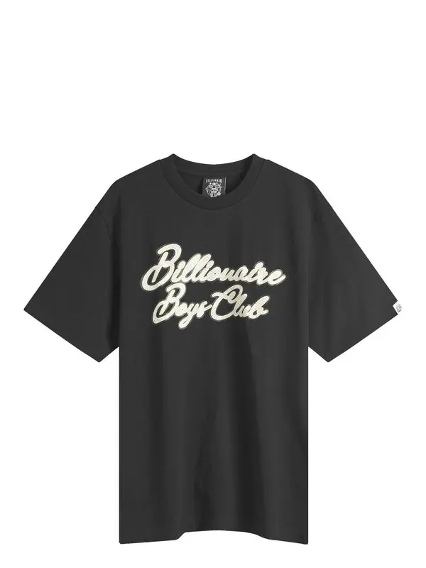 BILLIONAIRE BOYS CLUB Diamond Script Logo T-shirt - Black