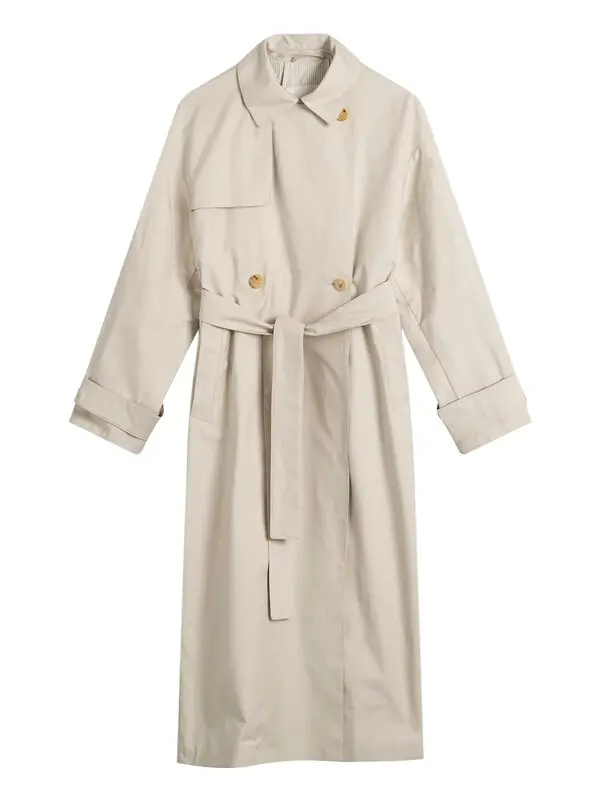 Max Mara Strench Trench Coat - Ivory