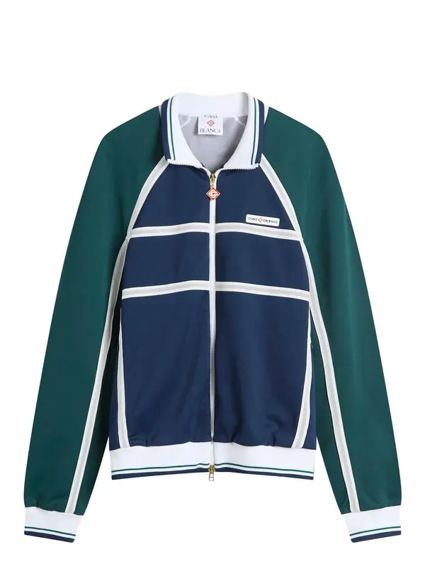 Casablanca Taping Track Jacket - Navy
