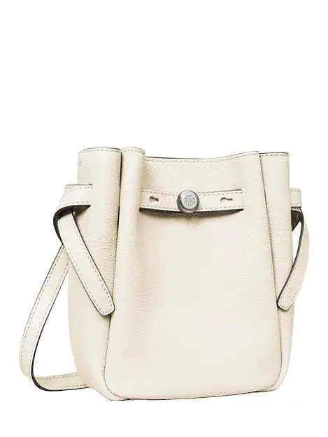 Tory Burch Small Leather Crossbody Bag - Light Cream