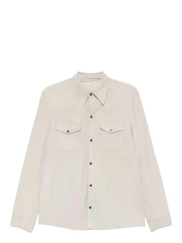 SALVATORE SANTORO Suede Jacket - Neutrals