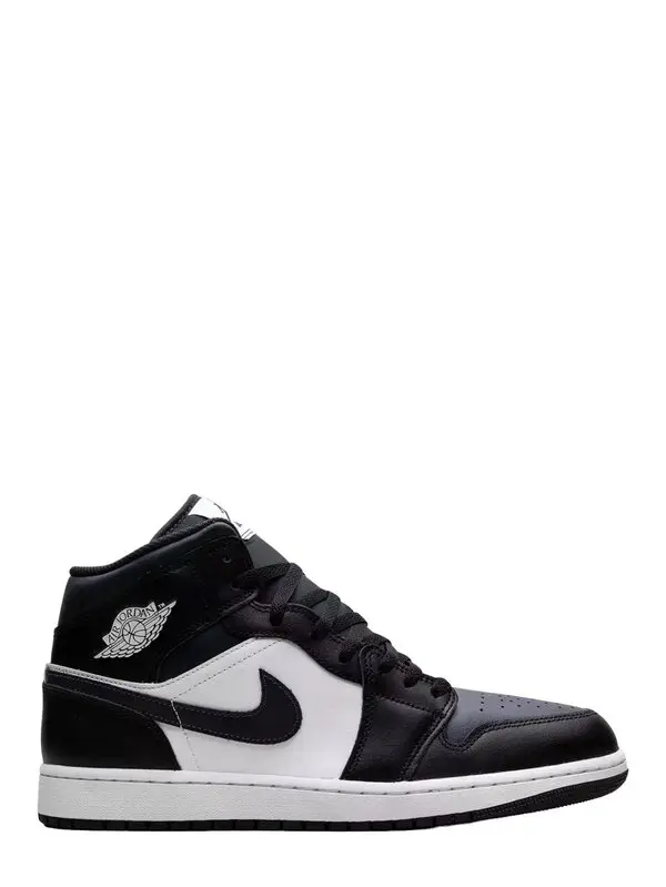 JORDAN 1 Mid Off Noir Toe Sneakers - Black