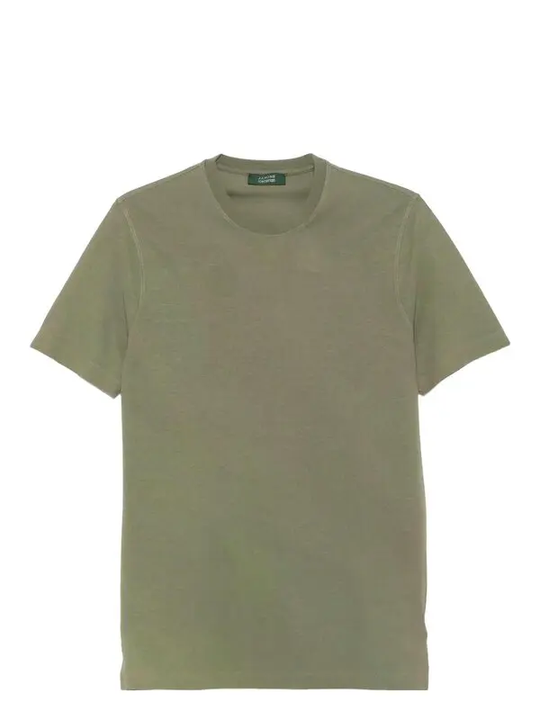 ZANONE Cotton T-shirt - Green