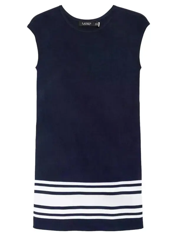 Ralph Lauren Stripe-detail Short Dress - Blue