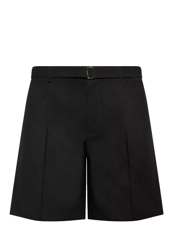 LANVIN Virgin Wool Shorts - Black