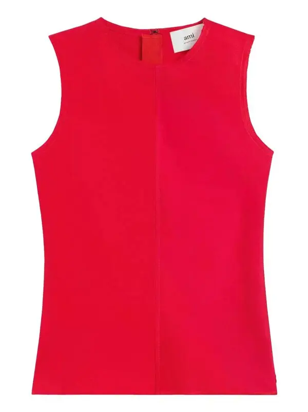 Ami Sleeveless Top - Red