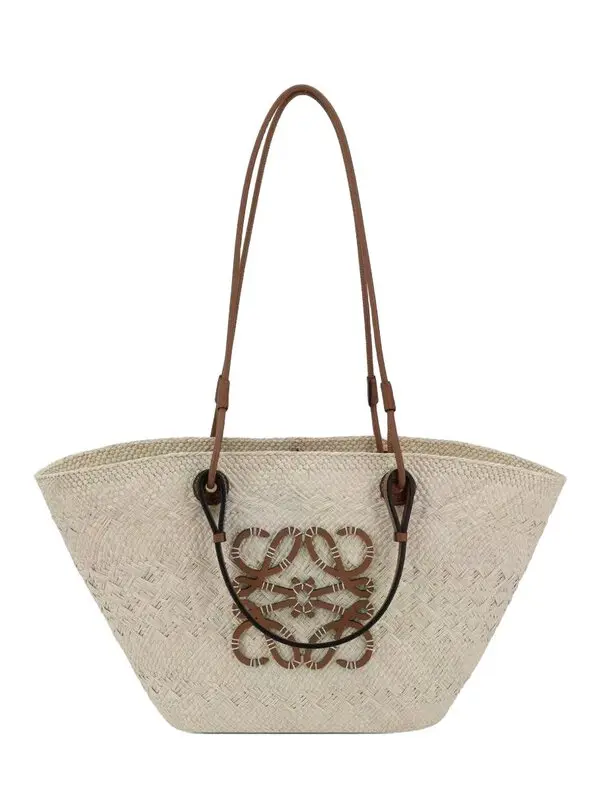 Loewe Anagram Basket Tote - Neutrals