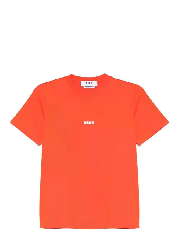 MSGM Logo-print T-shirt - Red