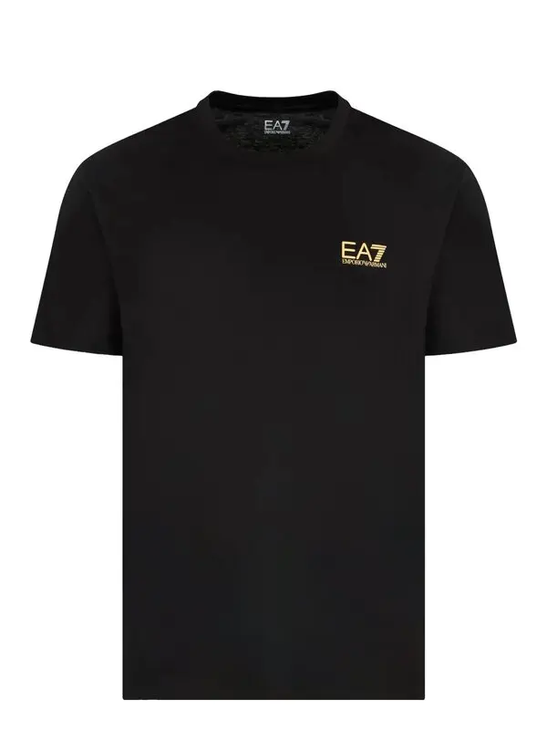 EA7 Logo-print T-shirt - Black