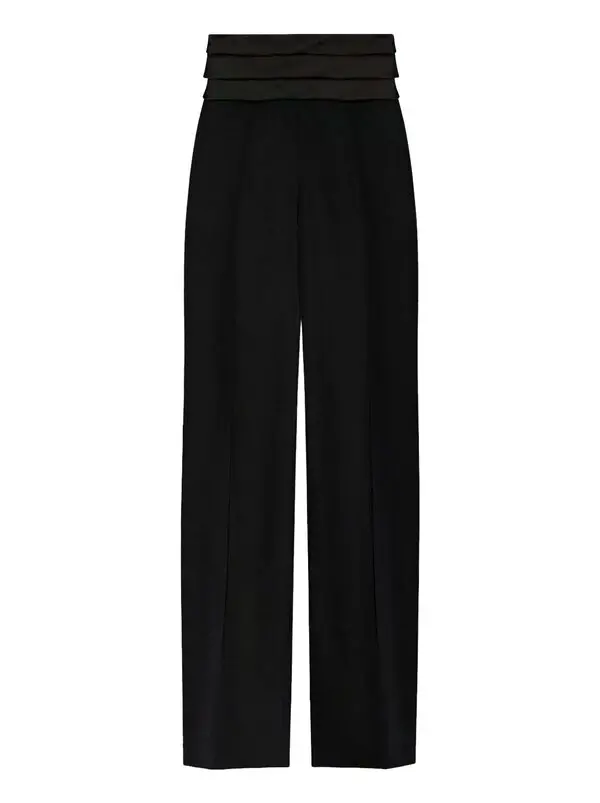 Balmain Virgin-wool Trousers - Black