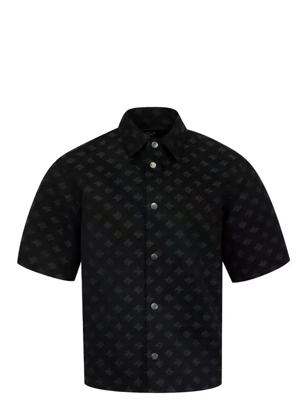 Amiri Ma Quad Jacquard Shirt - Black