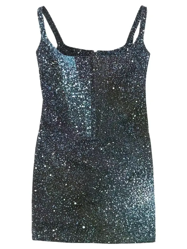 Giuseppe Di Morabito Constellation-print Mini Dress - Blue