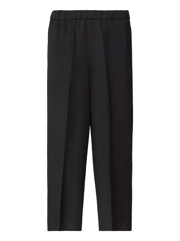 Fabiana Filippi High-waisted Straight Trousers - Black