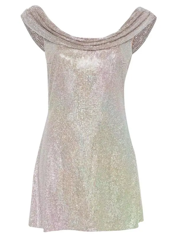 Giuseppe Di Morabito Crystal-embellished Mini Dress - Neutrals