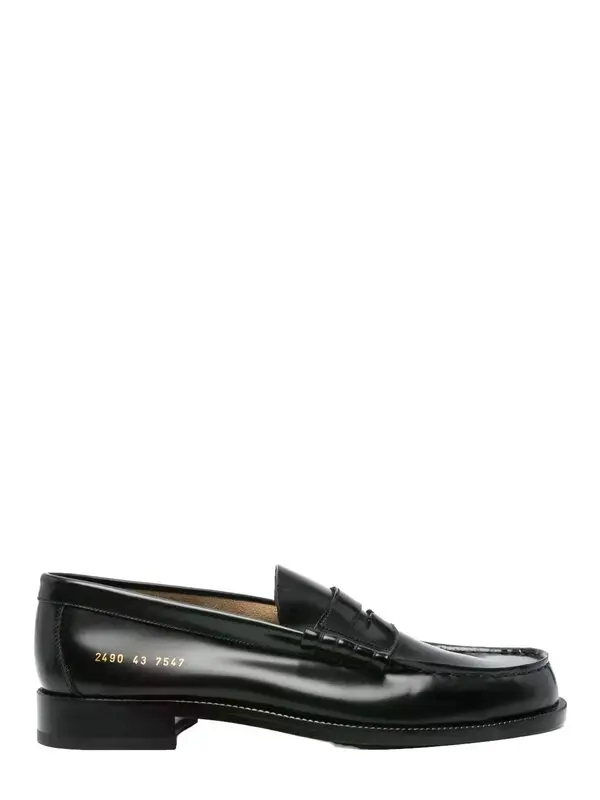 COMMON PROJECTS Leather Loafers - Black