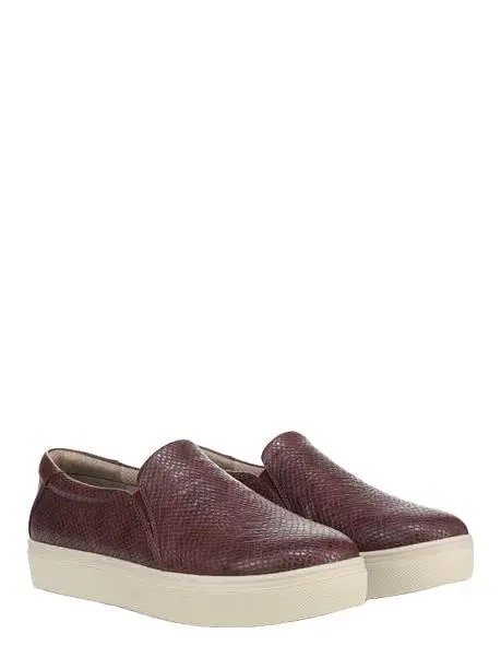 Dr. Scholl'S Madison Cloud Slip-on Sneakers - Burgundy Snake
