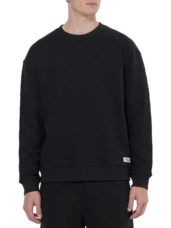 Scotch & Soda Jacquard Knit Sweatshirt - Black