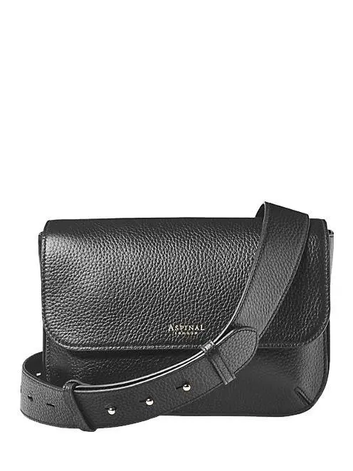 ASPINAL OF LONDON Ella Leather Cross-body Bag - Black