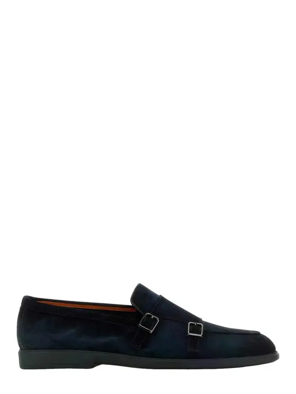 Santoni Pura Monk Shoes - Blue
