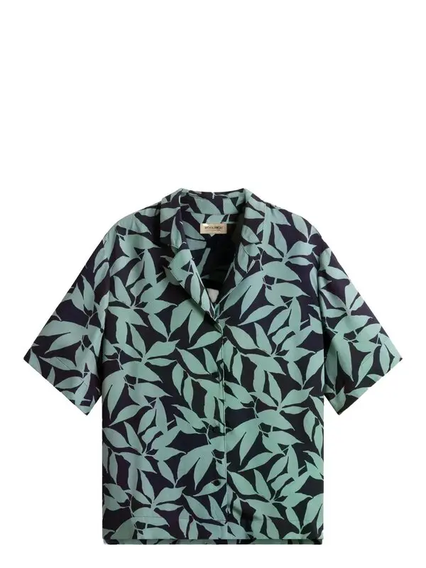 Woolrich Floral-print Shirt - Blue