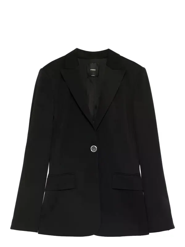 Pinko Single-breasted Blazer - Black