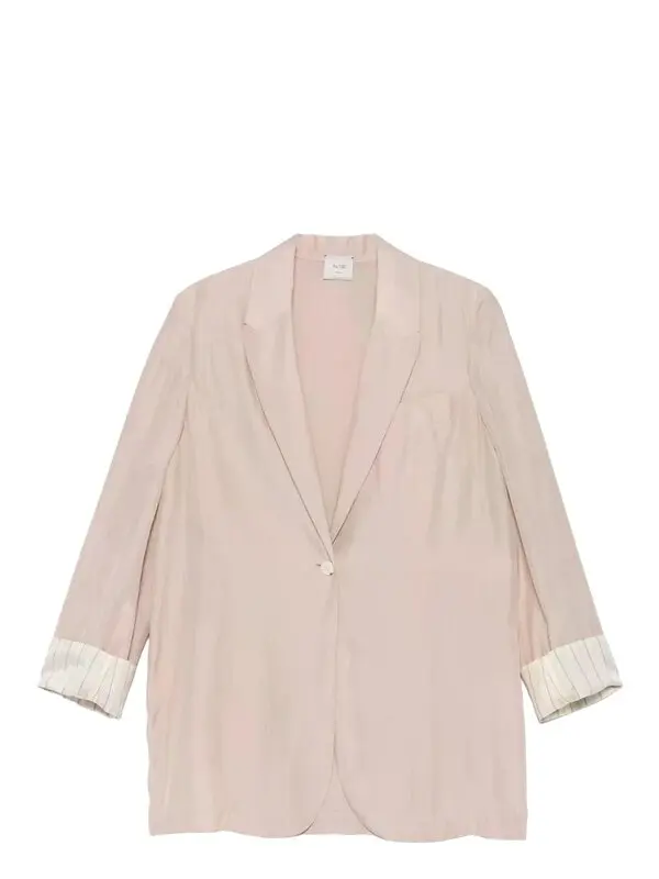 ALYSI Single-breasted Blazer - Neutrals