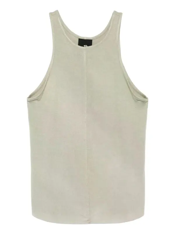 THOM KROM Fine-ribbed Tank Top - Green