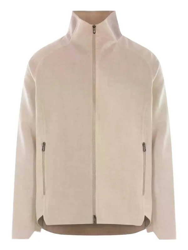 Sease Zip-up Bomber Jacket - Neutrals