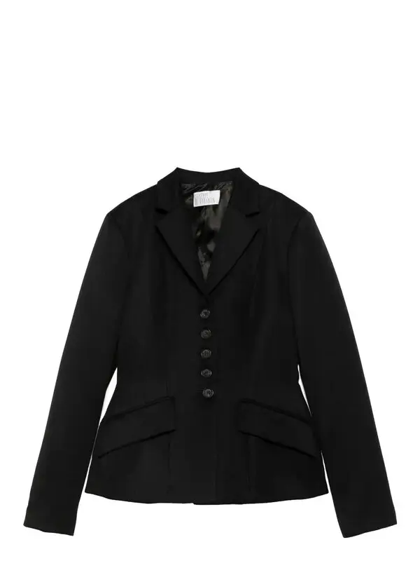 Giuseppe Di Morabito Virgin Wool Fitted Blazer - Black