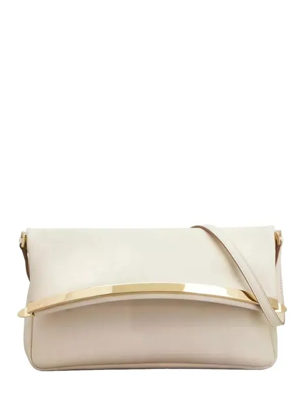 TOD'S Leather Clutch - Neutrals