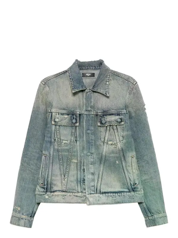 Amiri Denim Trucker Jacket - Blue