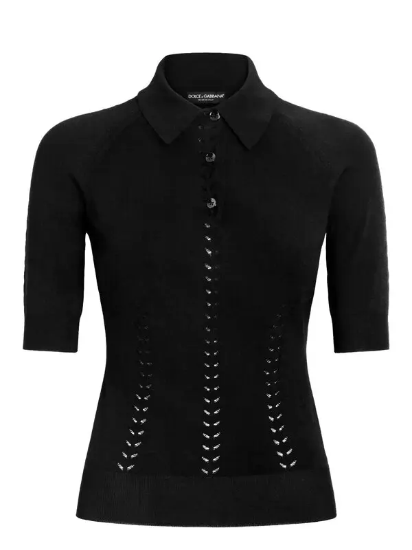 Dolce & Gabbana Fine-knit Top - Black