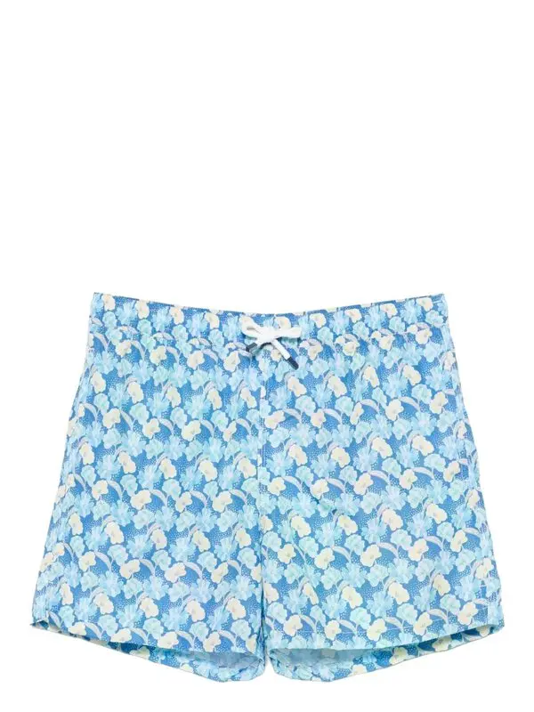 Fedeli Madeira Swim Shorts - Blue