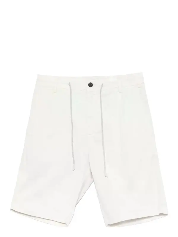 Eleventy Drawstring Bermuda Shorts - White