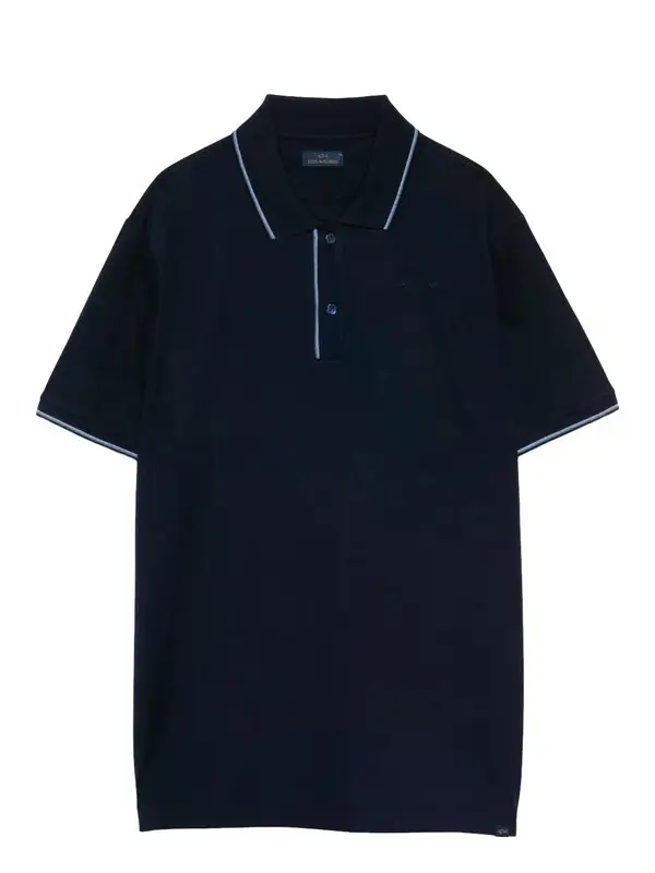 Paul & Shark Cotton Piqué Polo Shirt - Blue