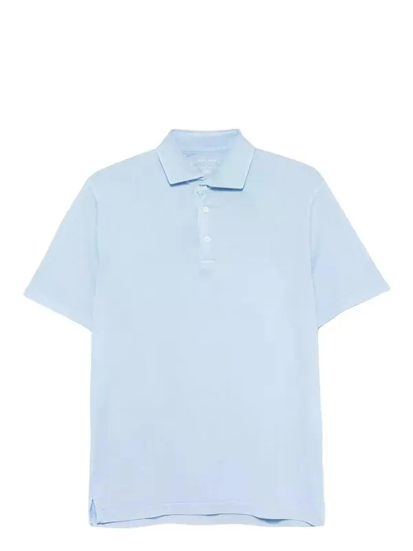 Fedeli Jersey Polo Shirt - Blue