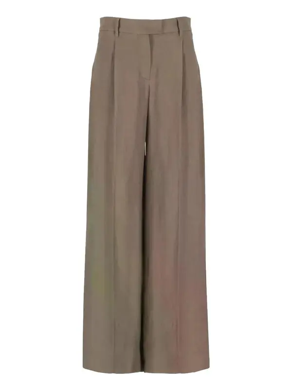 Brunello Cucinelli High-waisted Trousers - Brown